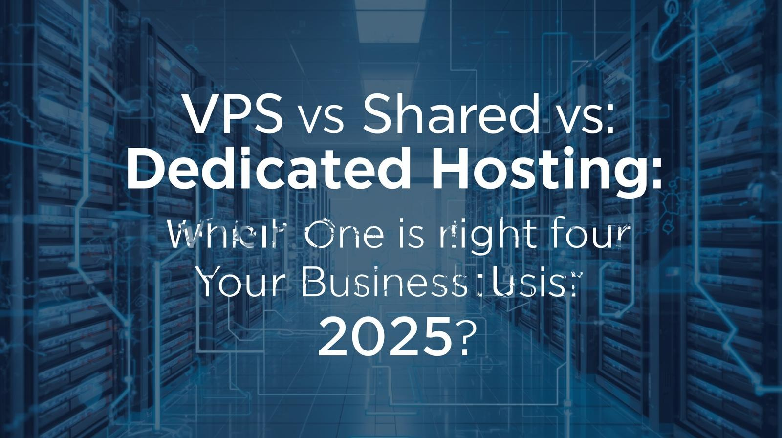 Best VPS Hosting vs Shared vs Dedicated: 2025 Business Guide